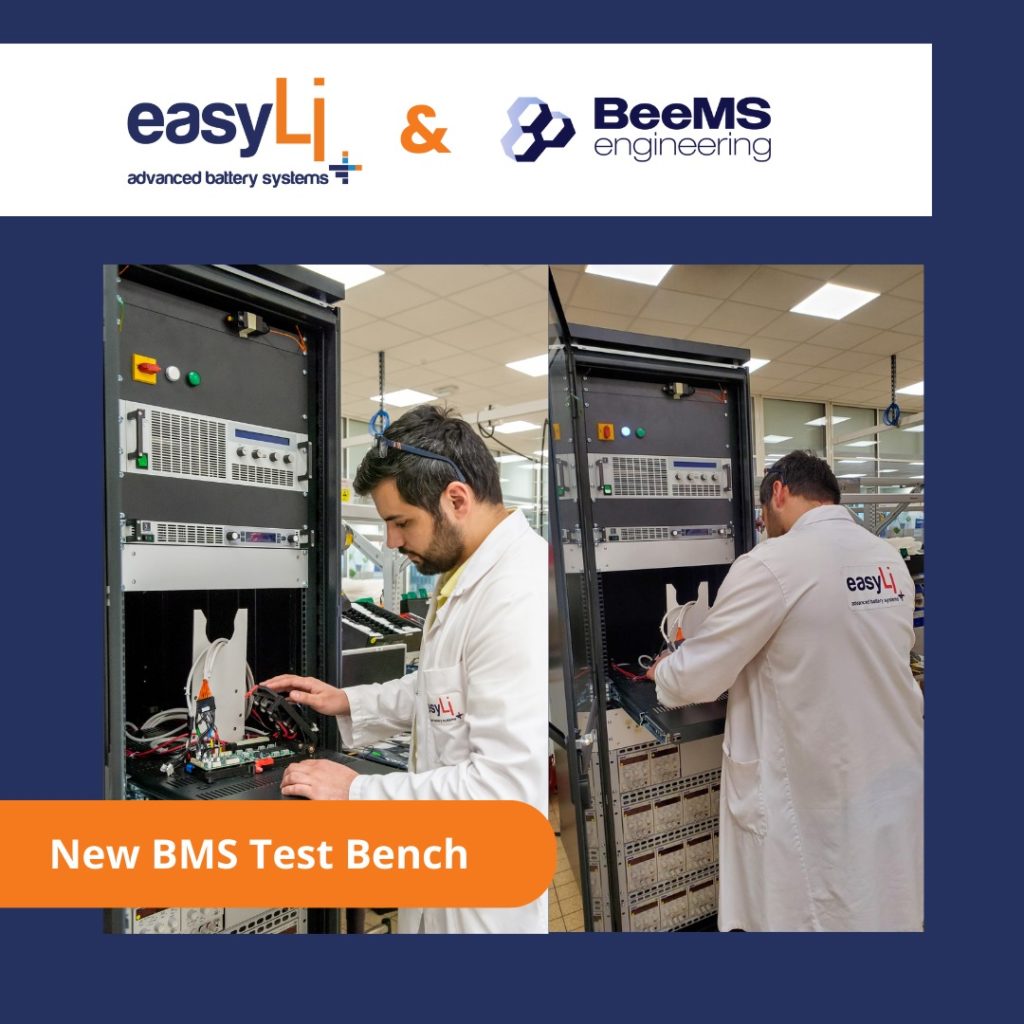 Test bench for BMS, easyLi is delighted by its collaboration with BeeMS ...
